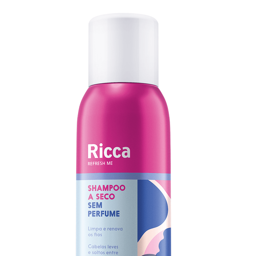 Shampoo a Seco Sem Perfume 150ml Ricca - Ricca