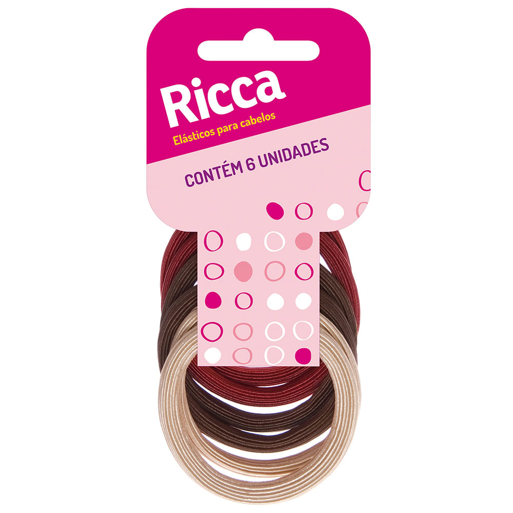 Elástico Textura 6mm Ricca - Ricca