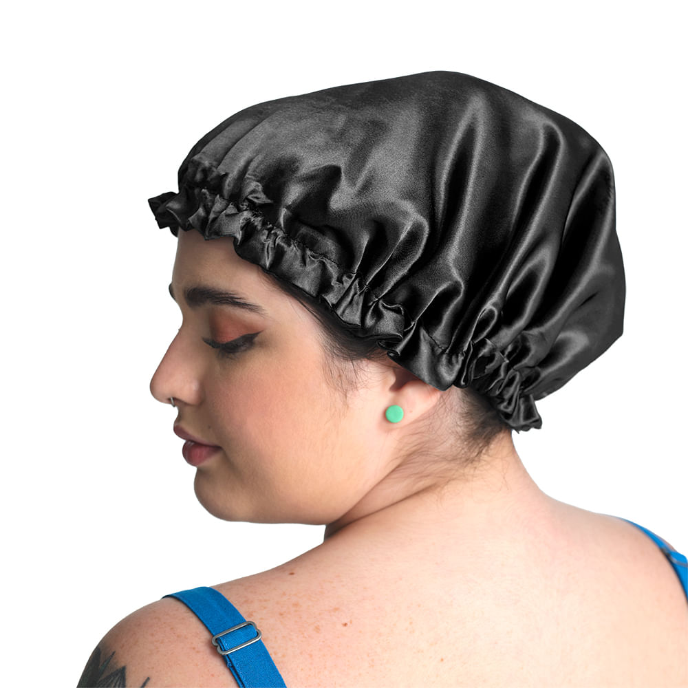 Touca de Cetim Dupla Face Ricca - Ricca