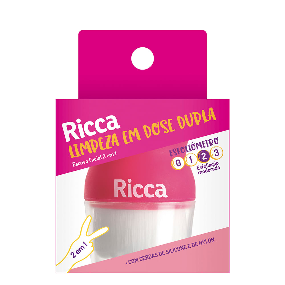 Escova Facial 2 Em 1 Ricca - Ricca
