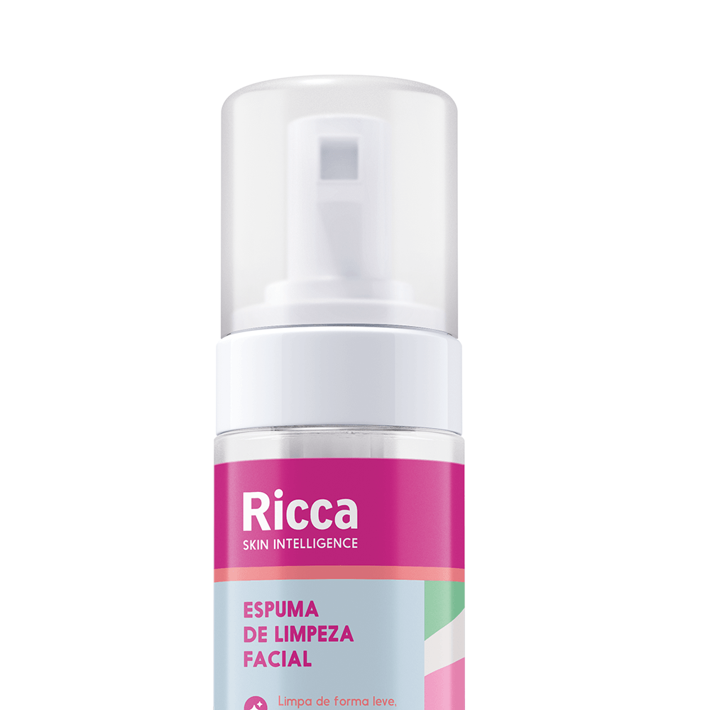Espuma de Limpeza Facial Ricca - Ricca