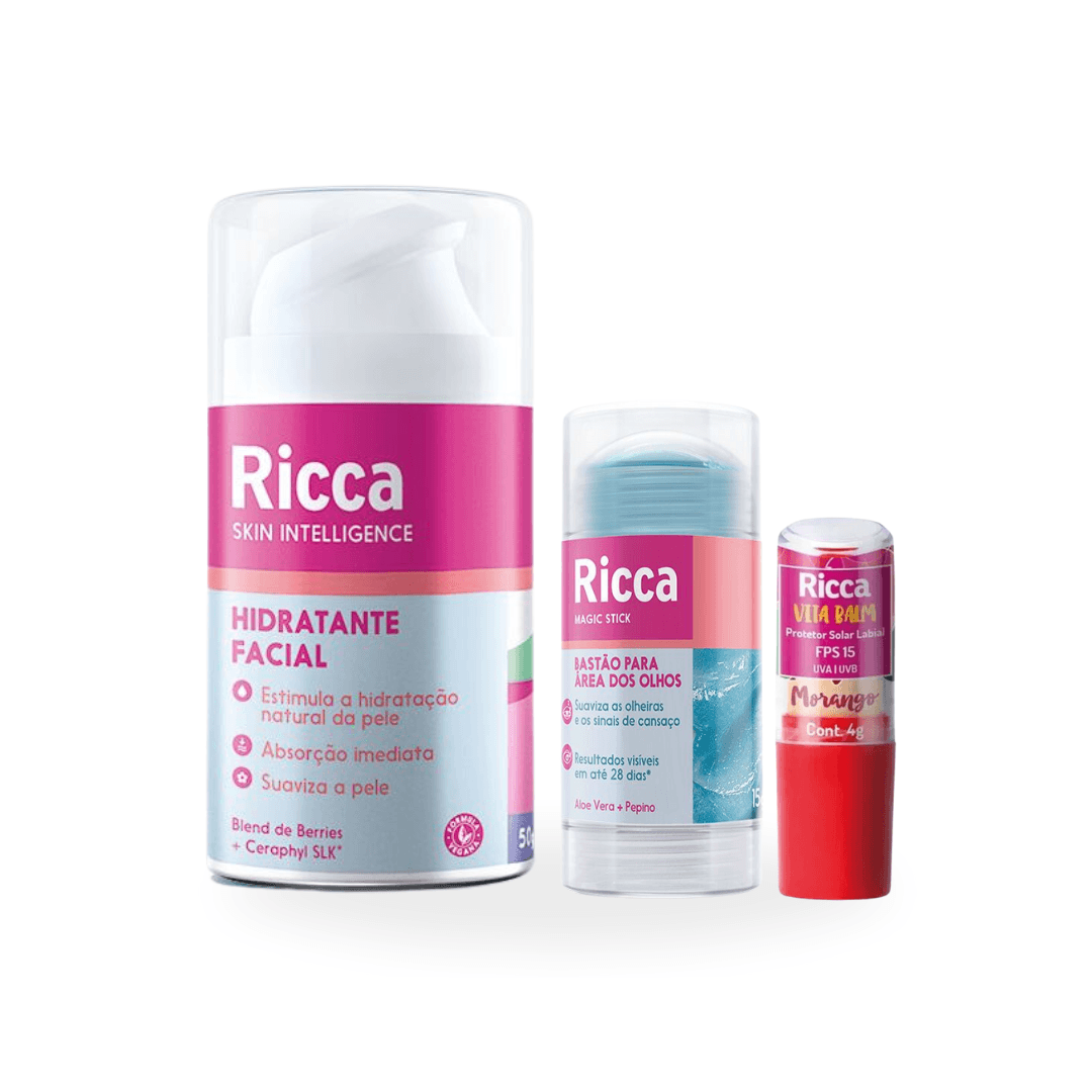 Kit Ritual Facial Ricca - Ricca