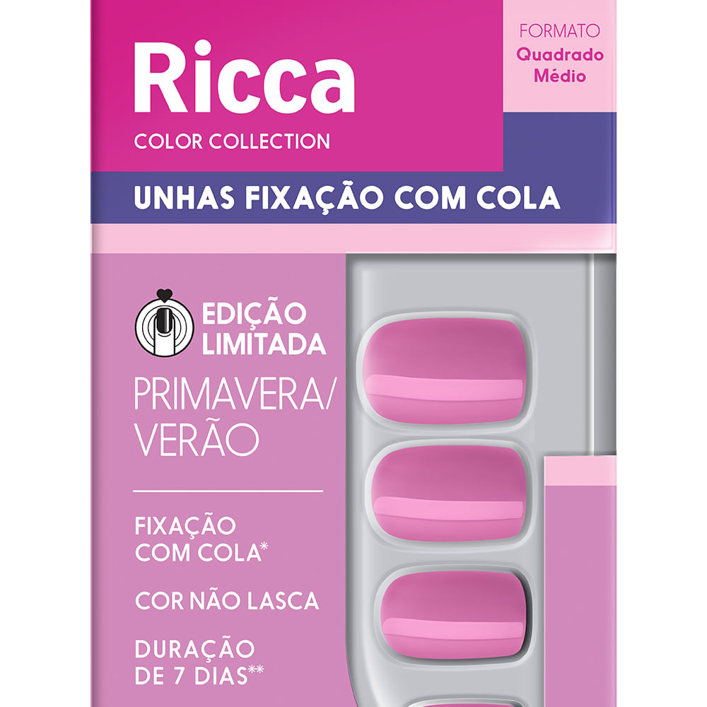 Unhas Edição Limitada Baby Pink Ricca - Ricca