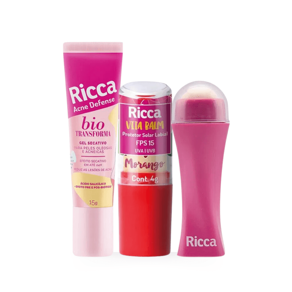 Kit Bolsa SOS Acne Ricca, RIC104 - Ricca