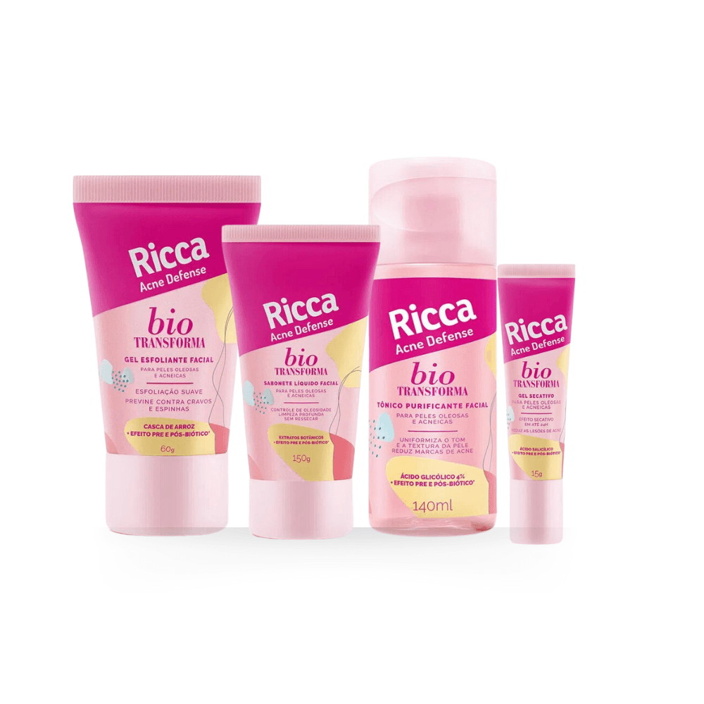 Kit Acne Defense Basic Ricca - Ricca