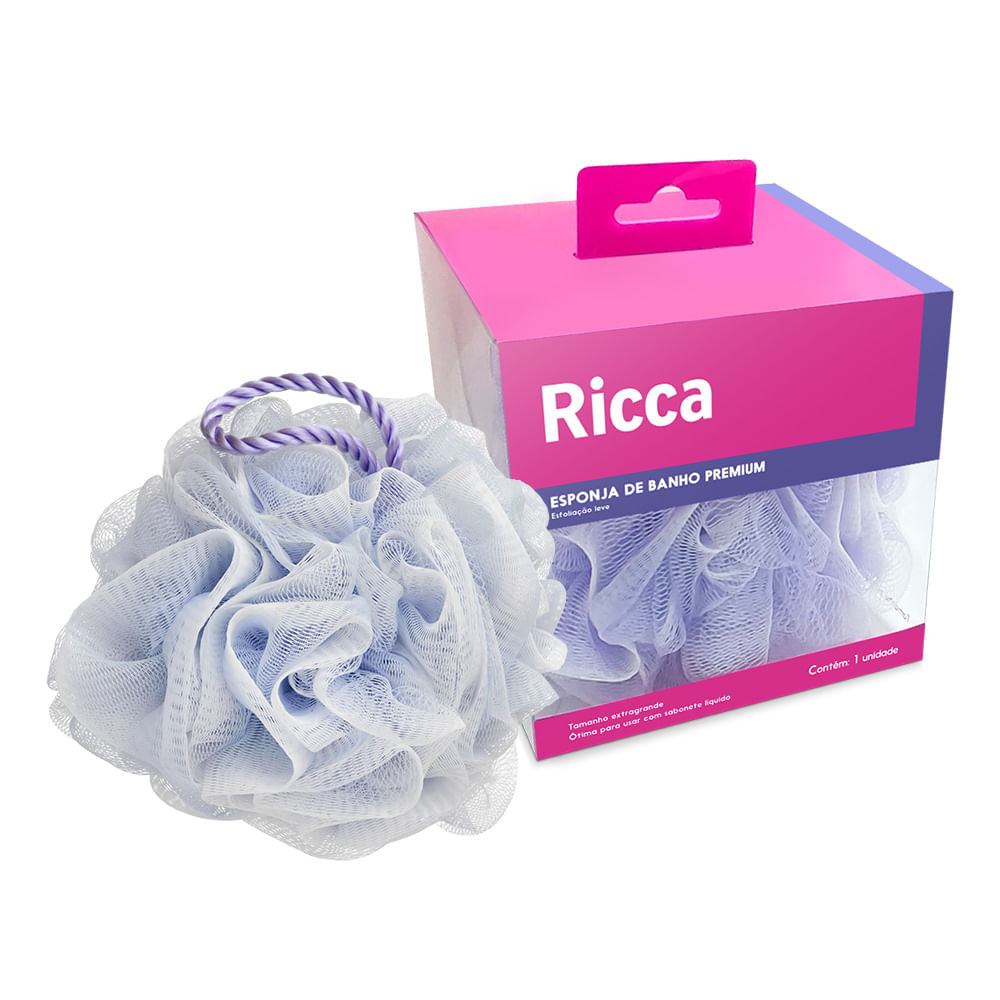 Esponja De Banho Premium Extragrande Ricca - Ricca