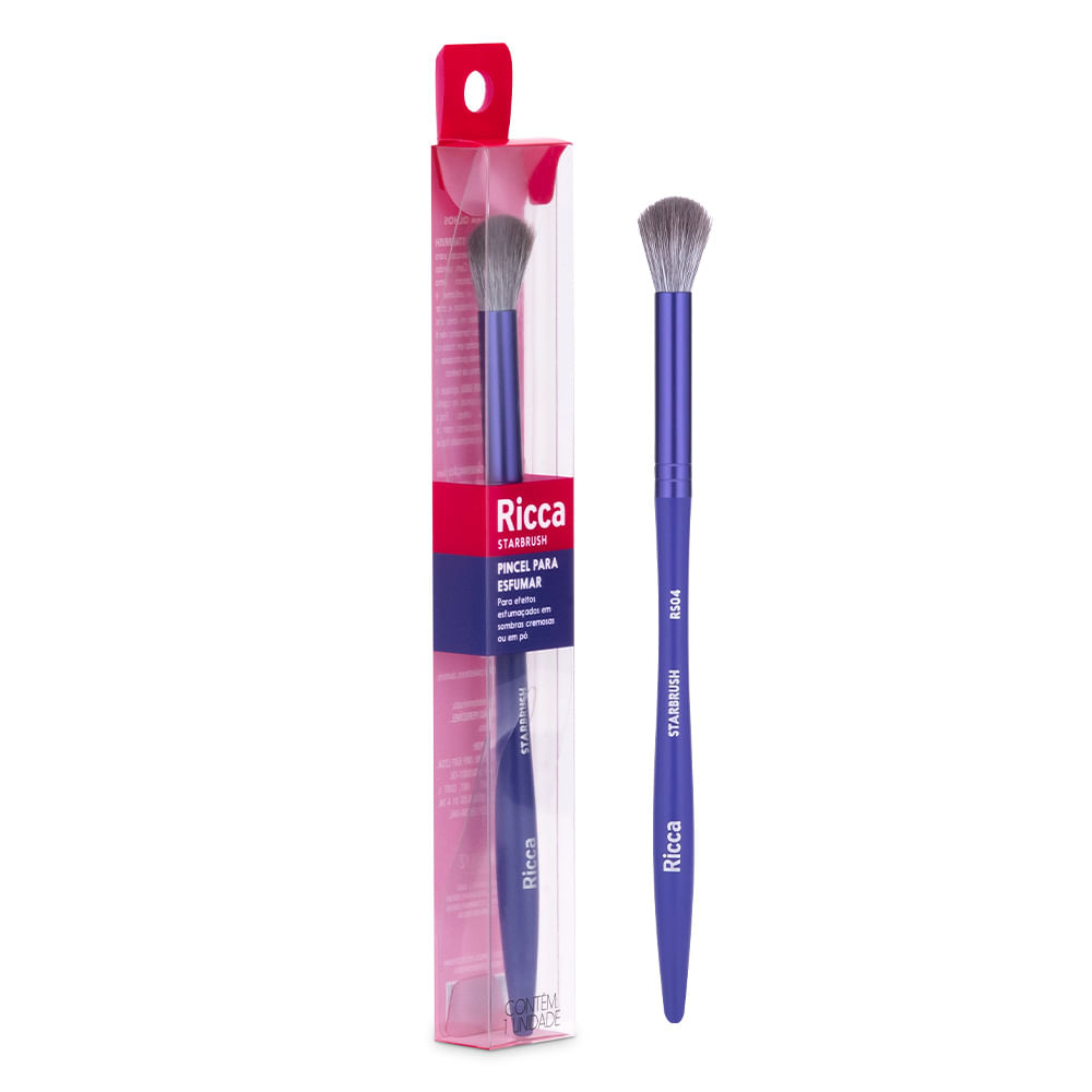 Pincel Médio Para Esfumar Starbrush RS04 Ricca - Ricca
