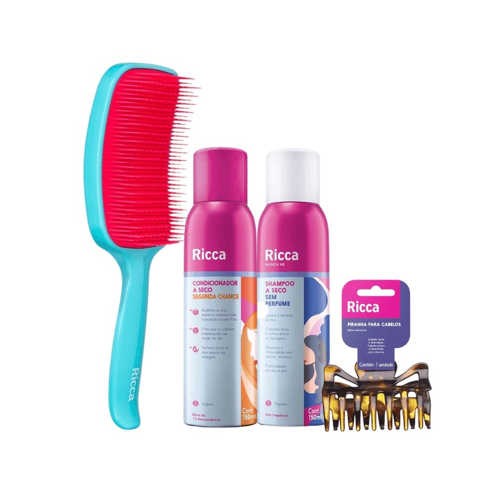 Bad Hair Day? Não Com Esse Kit Ricca - Ricca