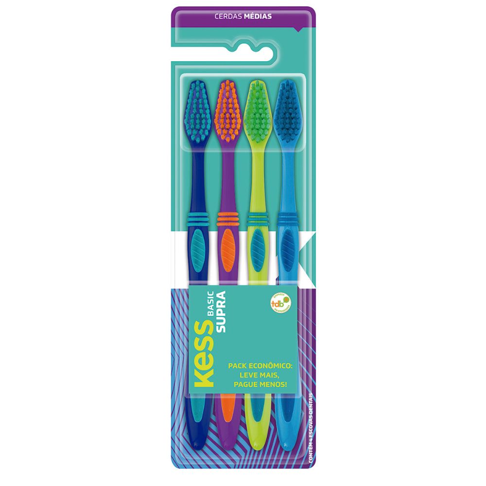 Pack Com 4 Esc. Dentais Kess Basic Supra - Ricca